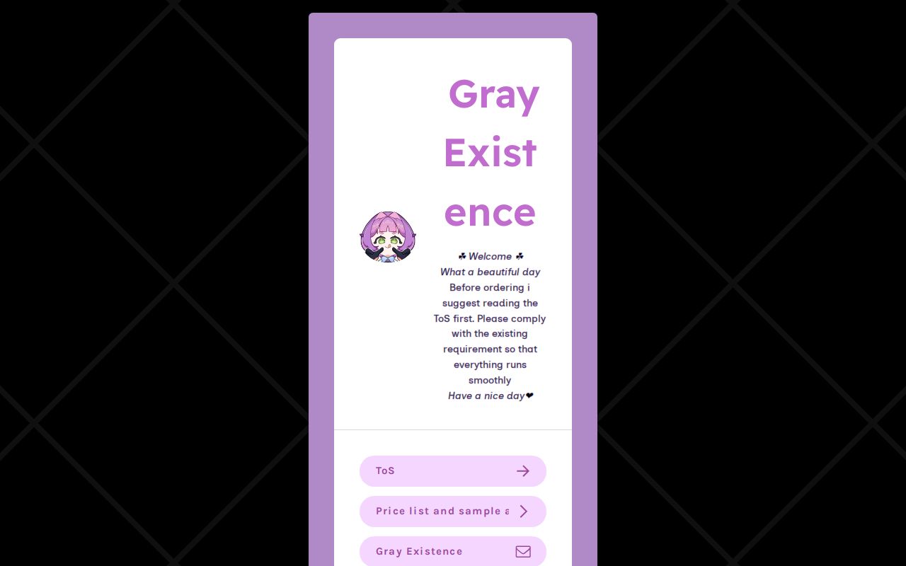 Commission Gray Existence